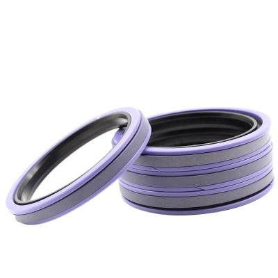 China 60mm SPGW Hydraulic Piston Seal Types PTFE NBR POM Piston Hydraulic Seals for sale