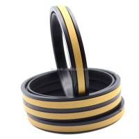 China PTFE NBR POM Hydraulic Piston Seals PTFE Hydraulic Cylinder Oil Seal for sale