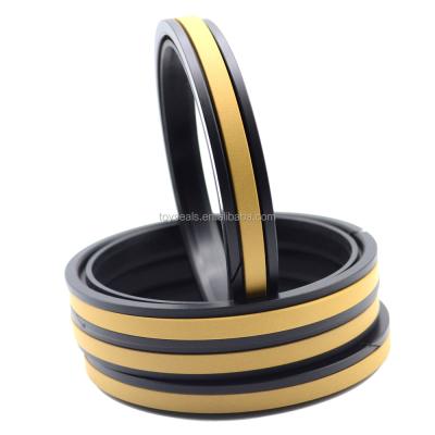 China PTFE NBR POM Hydraulic Piston Seals PTFE Hydraulic Cylinder Oil Seal for sale