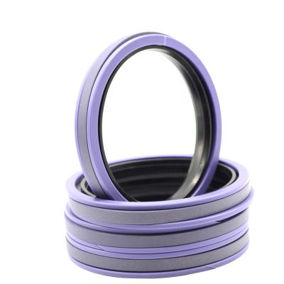 China PTFE Hydraulic Cylinder Piston Seal Types 85mm Chemical Resistant for sale