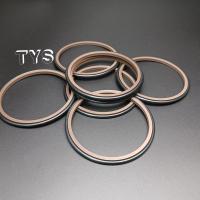 China 80x91.5x4.2black and brown  Rotary Shaft Seals Kit GRS Rod Step Seal Ring for Excavator High Quality Glyd best seal Ring for sale
