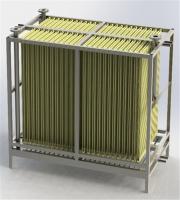 China PVDF MBR Membrane with 72 m2 Surface Area and 216×2160mm Size for Immersion Negative Pressure Suction Filtration for sale