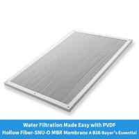 China 0.01μM Pore Hollow Fiber MBR Membrane 0.7mm Diameter Wastewater Treatment Membrane for sale