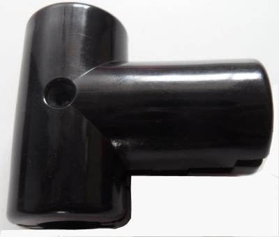 China Standard T Connector Black PA6 Playground Spare Parts for sale
