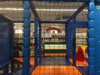 China Playground Braided Polyethylene Netting 50mm 3.0mm Anti Climb Black for sale
