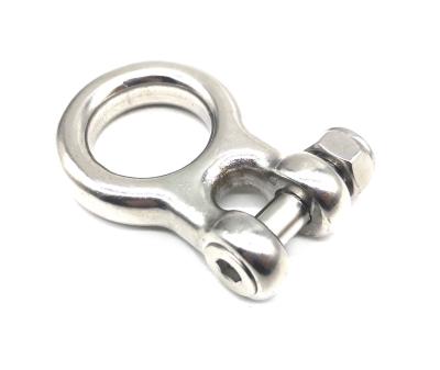 China Stainless Steel 304 Single Eye Shackle Playground Spare Parts for sale