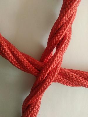 China Weaving 16mm Steel Reinforced Rope 4 Strands for slotted construction for sale