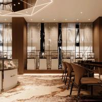 China Top Quality Jewelry Display Cabinet Metal Frame Wooden Body Clear Glass Showcase for sale