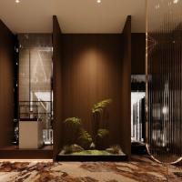 China Top Quality Jewelry Display Cabinet Metal Frame Wooden Body Clear Glass Showcase for sale