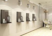 China Luxury Jewelry Store Display Fixtures Custom Cabinets Counters and Shelves for sale