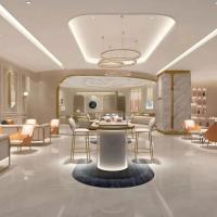China Custom Design Stainless Steel Jewelry Showcase Gold Jewelry Display Cabinet with LED for sale