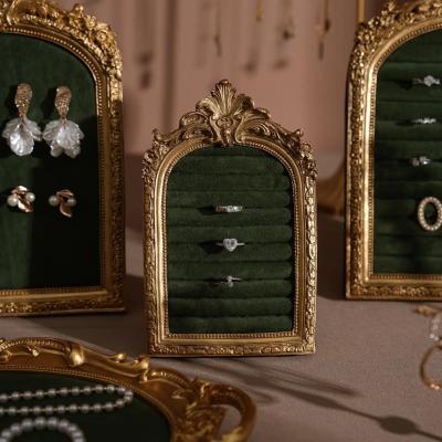 China Necklace Holder Bar Gold Necklace Jewelry Display Baroque Style Earring Stand Holder Display showcase for sale