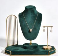 China Geometric Metal Jewelry Stand | Modern Display Rack for Earrings & Necklaces for sale
