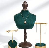 China Geometric Metal Jewelry Stand | Modern Display Rack for Earrings & Necklaces for sale