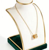 China Geometric Metal Jewelry Stand | Modern Display Rack for Earrings & Necklaces for sale
