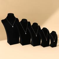 China Custom Jewelry Necklace Model Display Stand PU Leather Jewelry Stand Jewelry Display Rack for sale