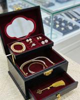 China Elegant Large Capacity Jewelry Case, Mini Portable Design, Anti-Tarnish Soft Lining for sale