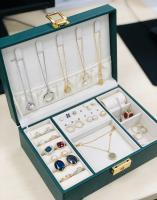 China Portable Jewelry Travel Case, Small but Spacious, Premium PU Leather with Anti-Scratch Lining for sale