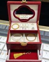 China Shockproof Travel Jewelry Case, Large Capacity Mini Box, Durable and Protective for sale