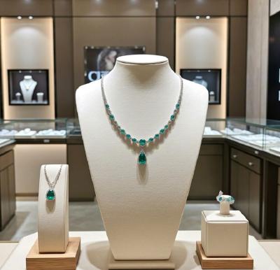 China Custom Durable High Quality Jewelry Display Bust Set Commercial Jewelry Mannequin for Jewelry Shop Interior Design for sale