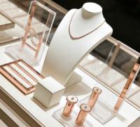 China Custom Minimalist Luxury Jewelry Display Kit, Premium Metal & Acrylic Display Props for Fine Jewelry for sale