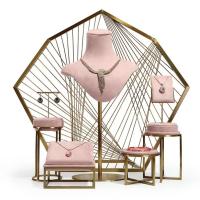 China Metal Jewelry Display Holder Set for Fashion Jewelry Exhibition for sale
