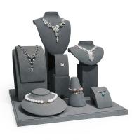 China Luxury Jewelry Display Stand for Ring Earring Necklace Bracelet Counter Showcase for sale