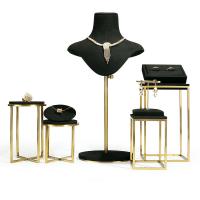 China Metal Jewelry Display Stand for Necklace Pendant Hanging Exhibition Show for sale
