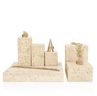 China Limestone Earthy Merchandising Bracelet Jewelry Display showcase Stand Tray for Retail Shop for sale