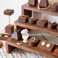 China Premium Wooden Jewelry Display Stand for High-End Jewelry Shop for sale