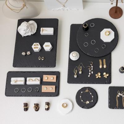 China Durable Stone Jewelry Display Stand for Exhibition and Selling for sale