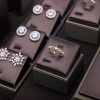 China Simple Arc Metal Jewelry Storage Plate Jewelry Display Tray Necklace Ring Box Factory Source Wholesale Direct for sale