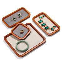 China Metal Arc Jewelry Storage Props Plate Ring Display Tray for sale