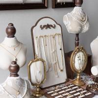 China Velvet Jewelry Display Tray With Holder for Ring Earring Pendant for sale