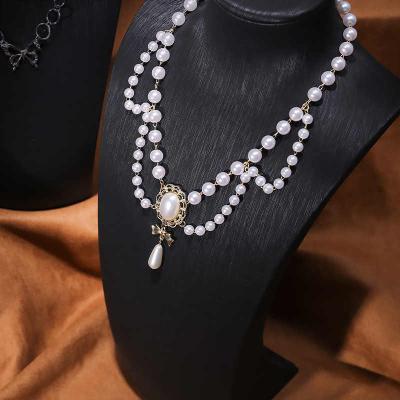 China Metal Arc Border Jewelry Display Tray Jewelry Storage Box Necklace Display Plate Factory for sale