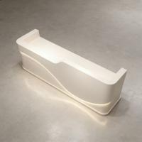 China Stylish Wooden Front Desk with Marble Top for Jewelry Retail Shop for sale