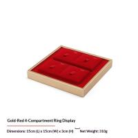 China Exquisite Arc Metal Jewelry Storage Box Bracelet Display Tray Jewelry Ring Necklace Plate for sale