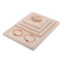 China Light Luxury Arc Metal Jewelry Storage Plate Ring Bracelet Display Tray Necklace Display Box Factory Professional Custom for sale