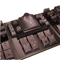 China Light Luxury Arc Metal Jewelry Storage Plate Ring Bracelet Display Tray Necklace Display Box Factory Professional Custom for sale