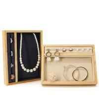 China Exquisite Metal Arc Jewelry Display Box Bracelet Storage Tray Jewelry Ring Display Plate Factory Custom Source for sale
