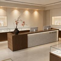 China Wooden Jewelry Cabinet Showcase Luxury Jewelry Display Counter for Jewellery Showroom for sale