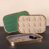 China Metal Arc Jewelry Props Tray Ring Necklace Bracelet Storage Plate Display Box Factory Source Direct for sale