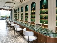 China Fashionable Jewelry Display Counter Jewelry Store Furniture Jewelry Display showcase with Jewellery Shop Furniture Design for sale