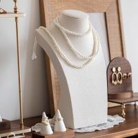 China Jewelry Display Bust Necklace Display Stand Mannequin for Pendant Choker Long Necklace for sale