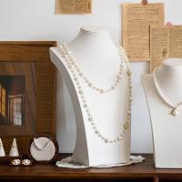 China Jewelry Display Bust Necklace Display Stand Mannequin for Pendant Choker Long Necklace for sale