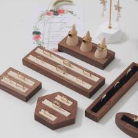 China Luxury Velvet Jewelry Display Tray Jewelry Organizer for Ring Earring Bracelet Watch for sale