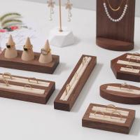 China Luxury Velvet Jewelry Display Tray Jewelry Organizer for Ring Earring Bracelet Watch for sale