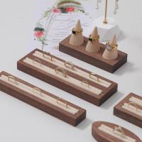 China Luxury Velvet Jewelry Display Tray Jewelry Organizer for Ring Earring Bracelet Watch for sale