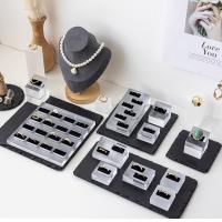 China Jewelry Display Set with Tray Ring Earring Necklace Display Props for Boutique Store for sale