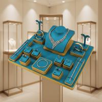 China Arc Metal Frame Jewelry Display Box Ring Storage Tray Necklace Bracelet Display Plate Factory Wholesale Supply for sale